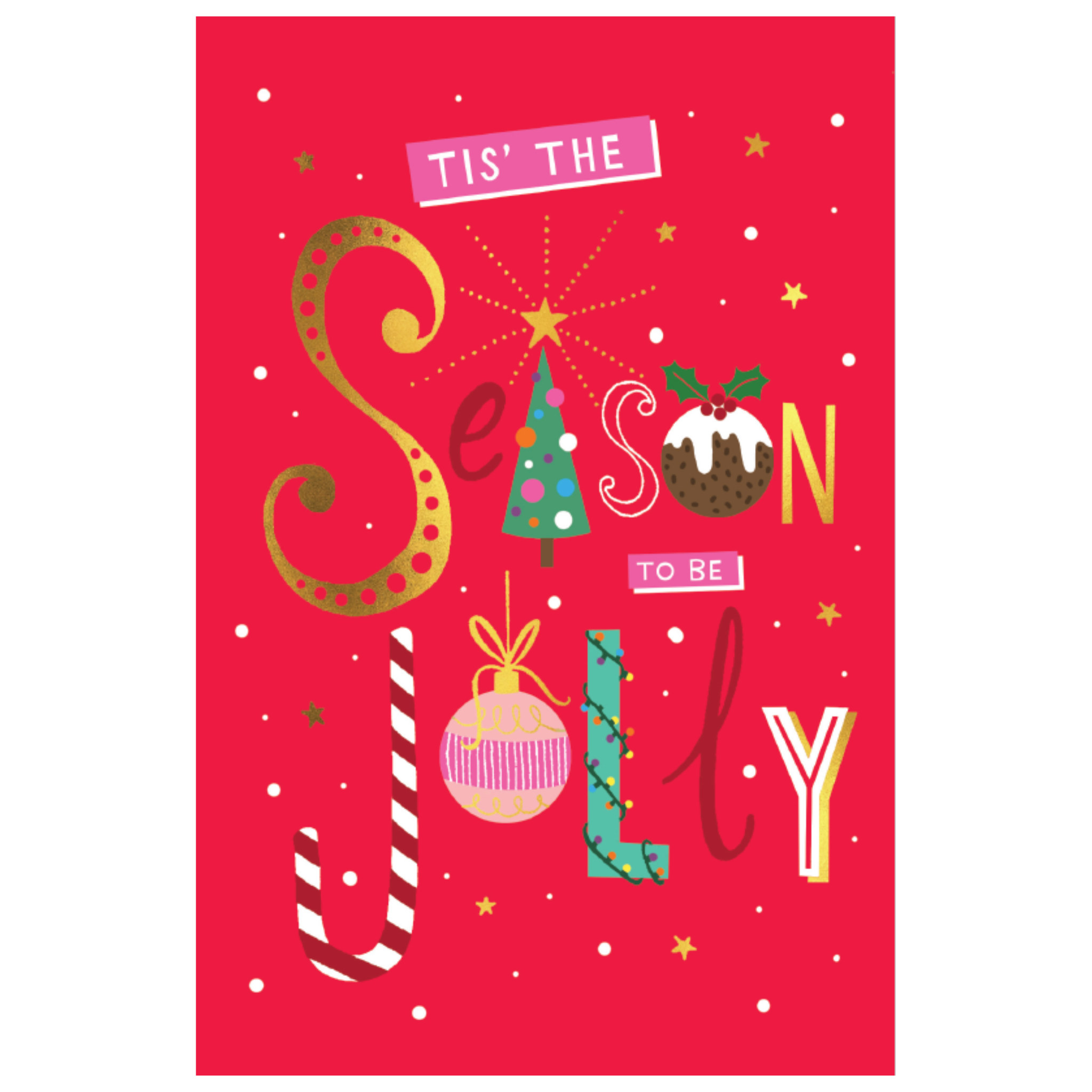 'Tis the Season to be Jolly I Modern Christmas Cards I Glaucoma Australia