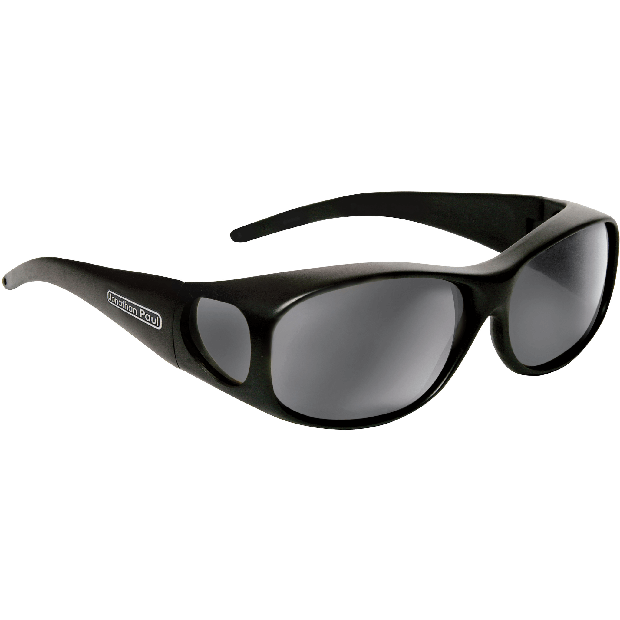 Fitover Sunglasses 'Element' Matte Black - Grey Lens – Glaucoma Australia
