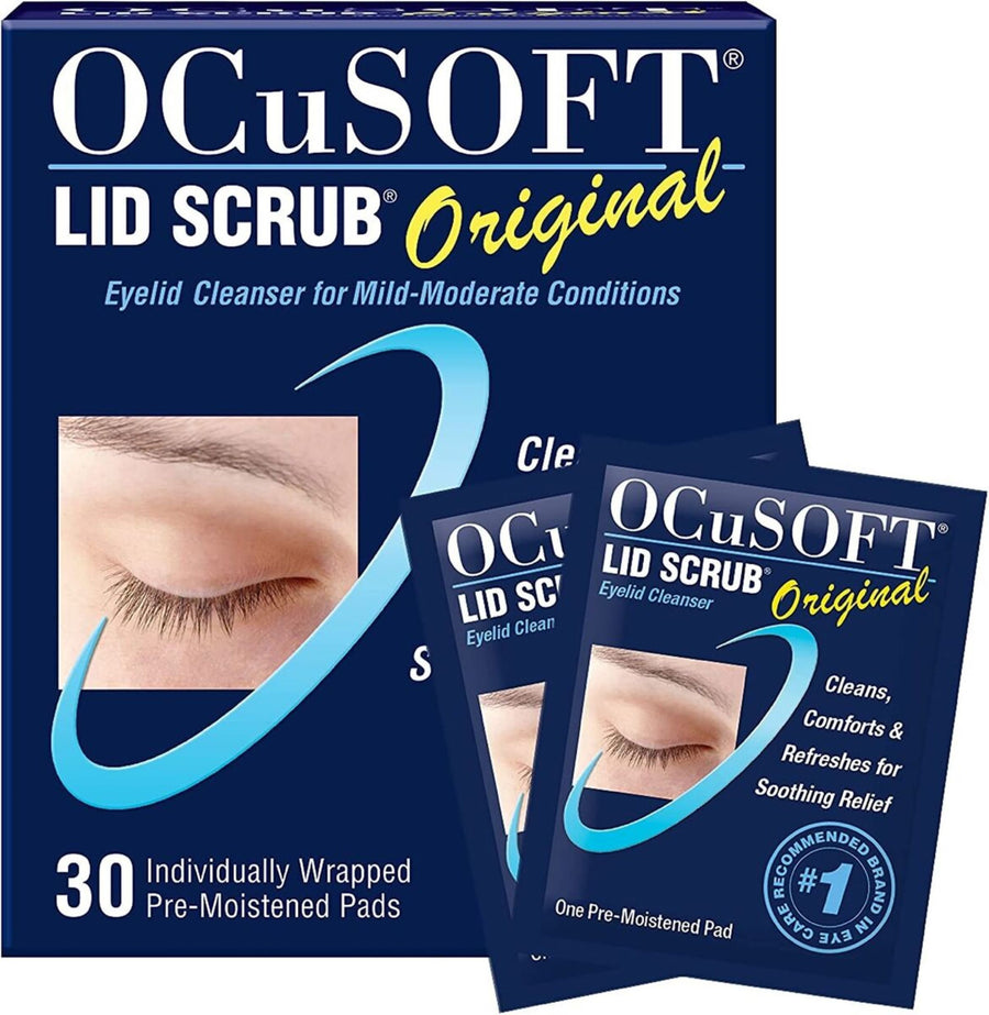 OCuSOFT Original Lid Scrub Pre-Moistened Pads – Glaucoma Australia