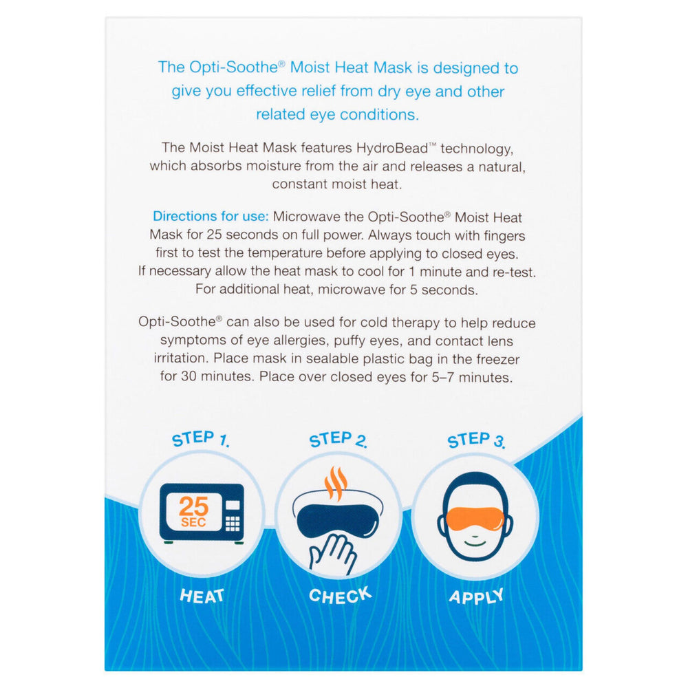 Opti-Soothe Moist Heat Mask – Glaucoma Australia