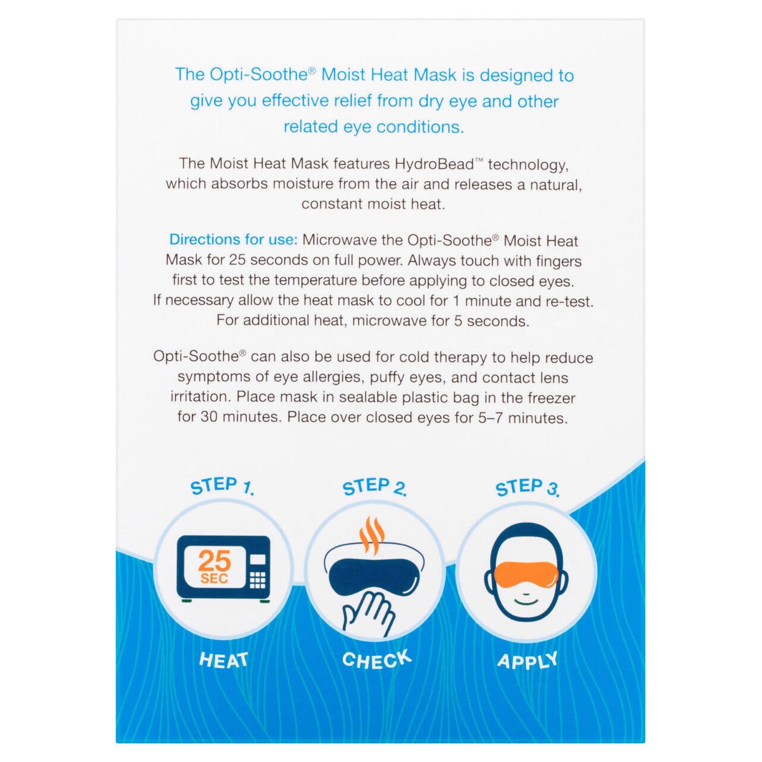 Opti-Soothe Moist Heat Mask – Glaucoma Australia